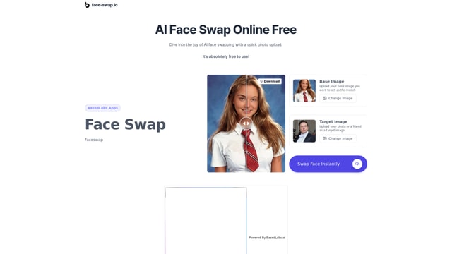 Free Face Swap - Free online AI face swap tool for creating funny and ...